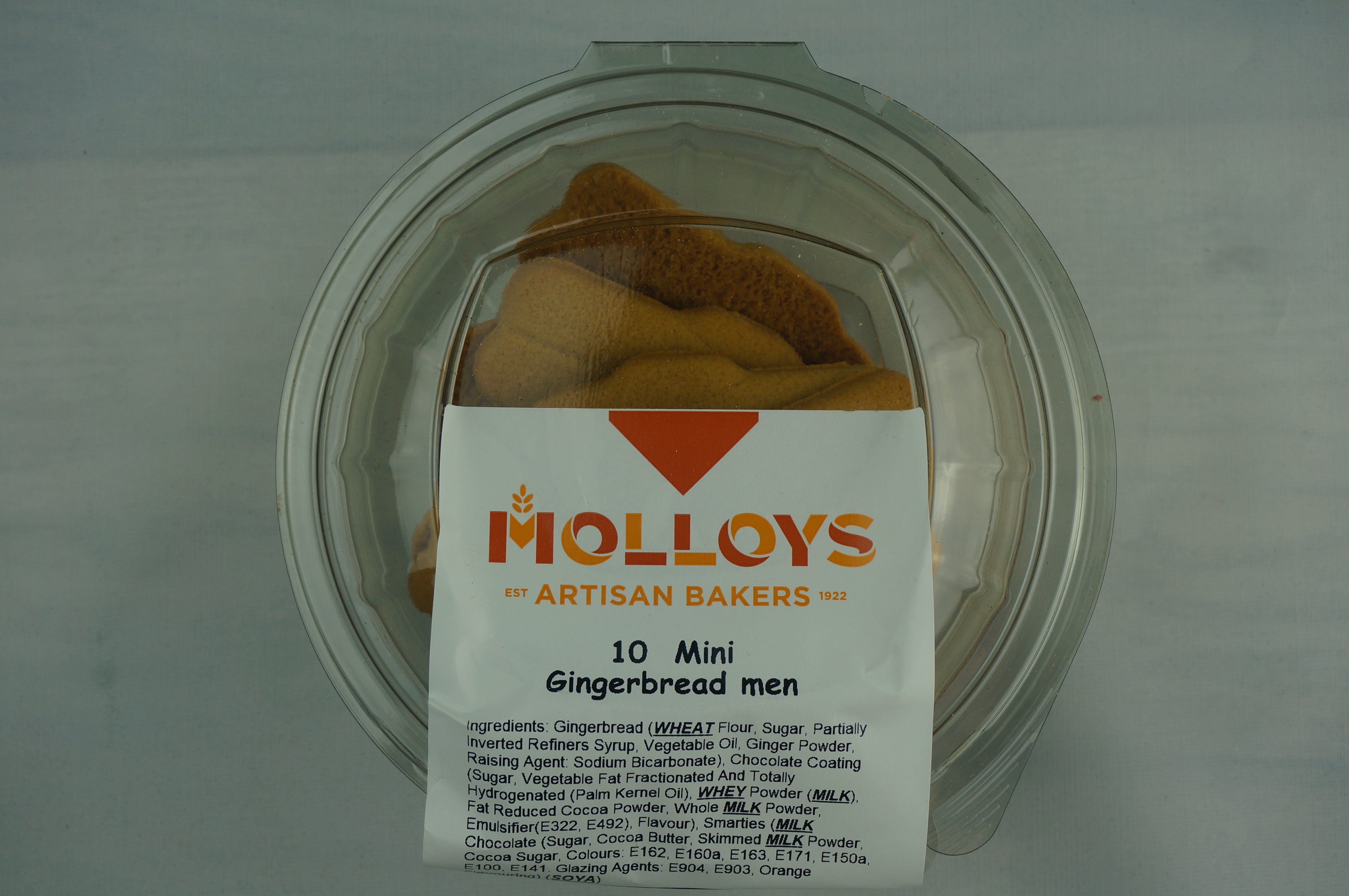 Mini Gingerbread Men - 10 Pack - Delicious Tasty Treats From Molloys ...
